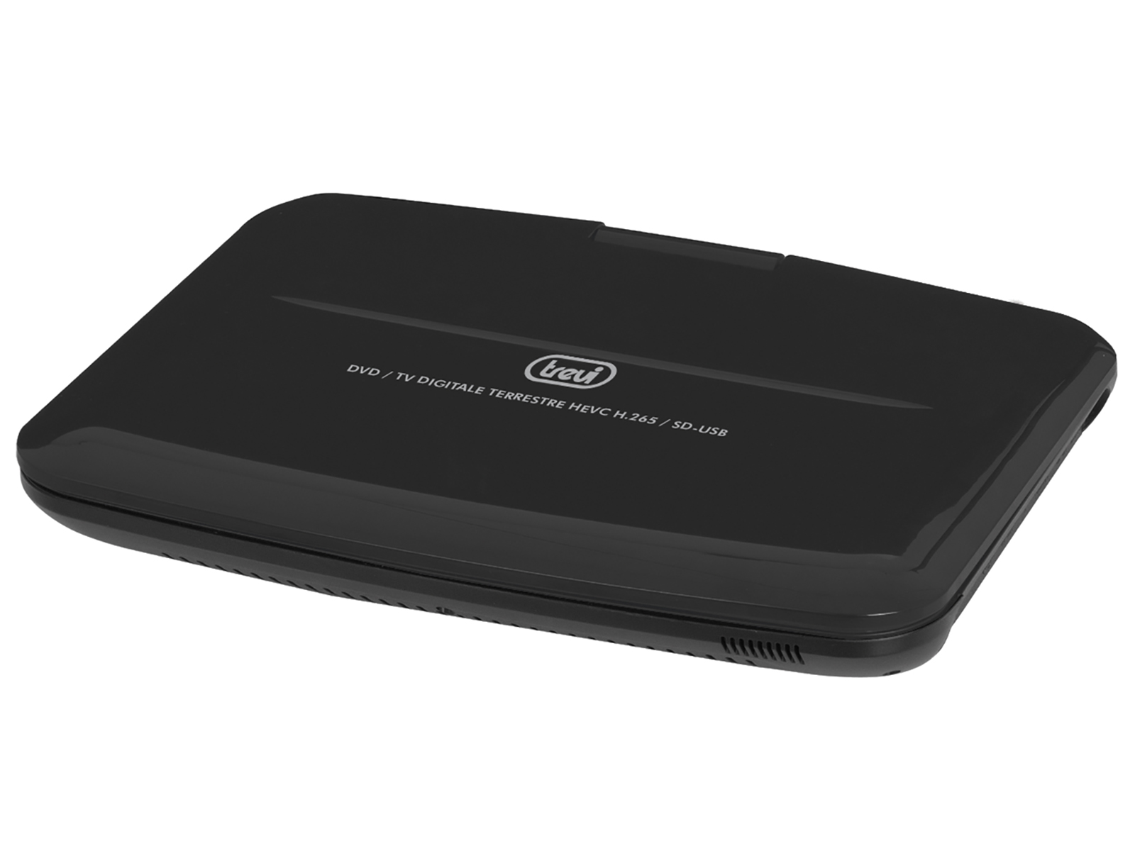 Lettore DVD Portatile 9" TV e Decoder DVB-T2 HEVC 10 Bit TREVI DVBX 1418 HE