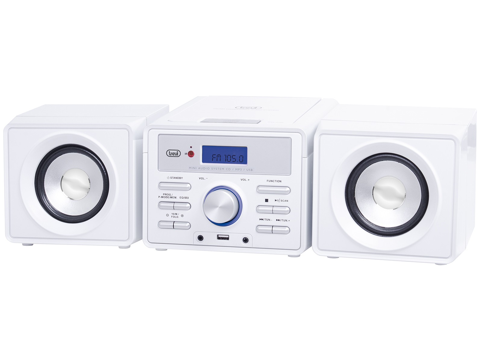Mini Hi-Fi Stereo TREVI HCX 1030 S Bianco