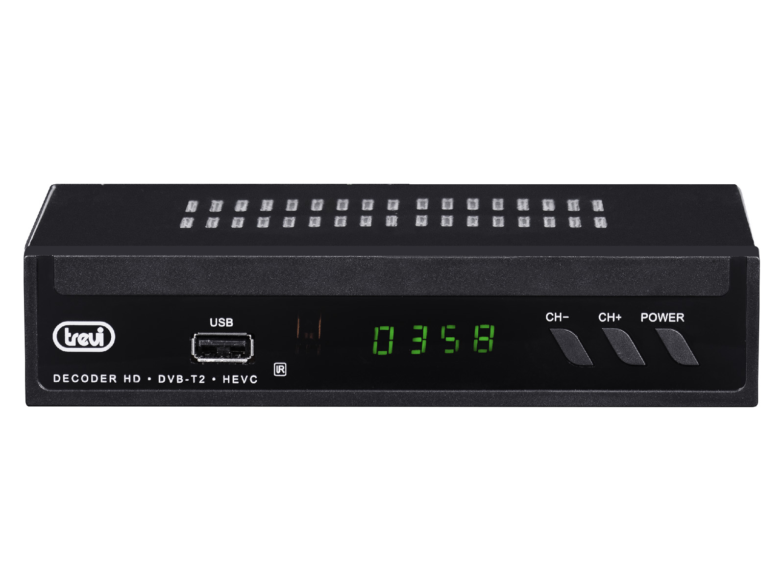 Decoder Digitale Terrestre HD DVB-T2 HEVC H.265 10 bit Trevi HE 3378 T2