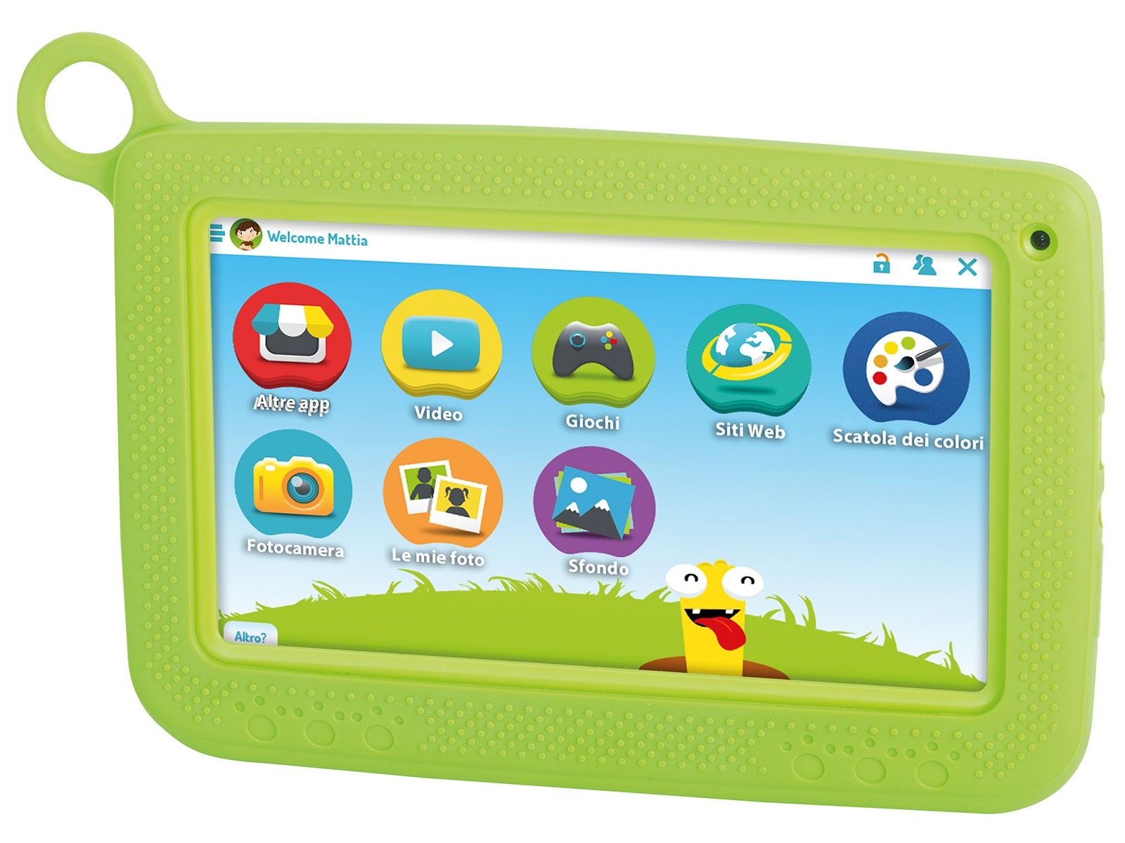 Tablet 7" per Bambini TREVI KidTab 7 S02 Android Verde