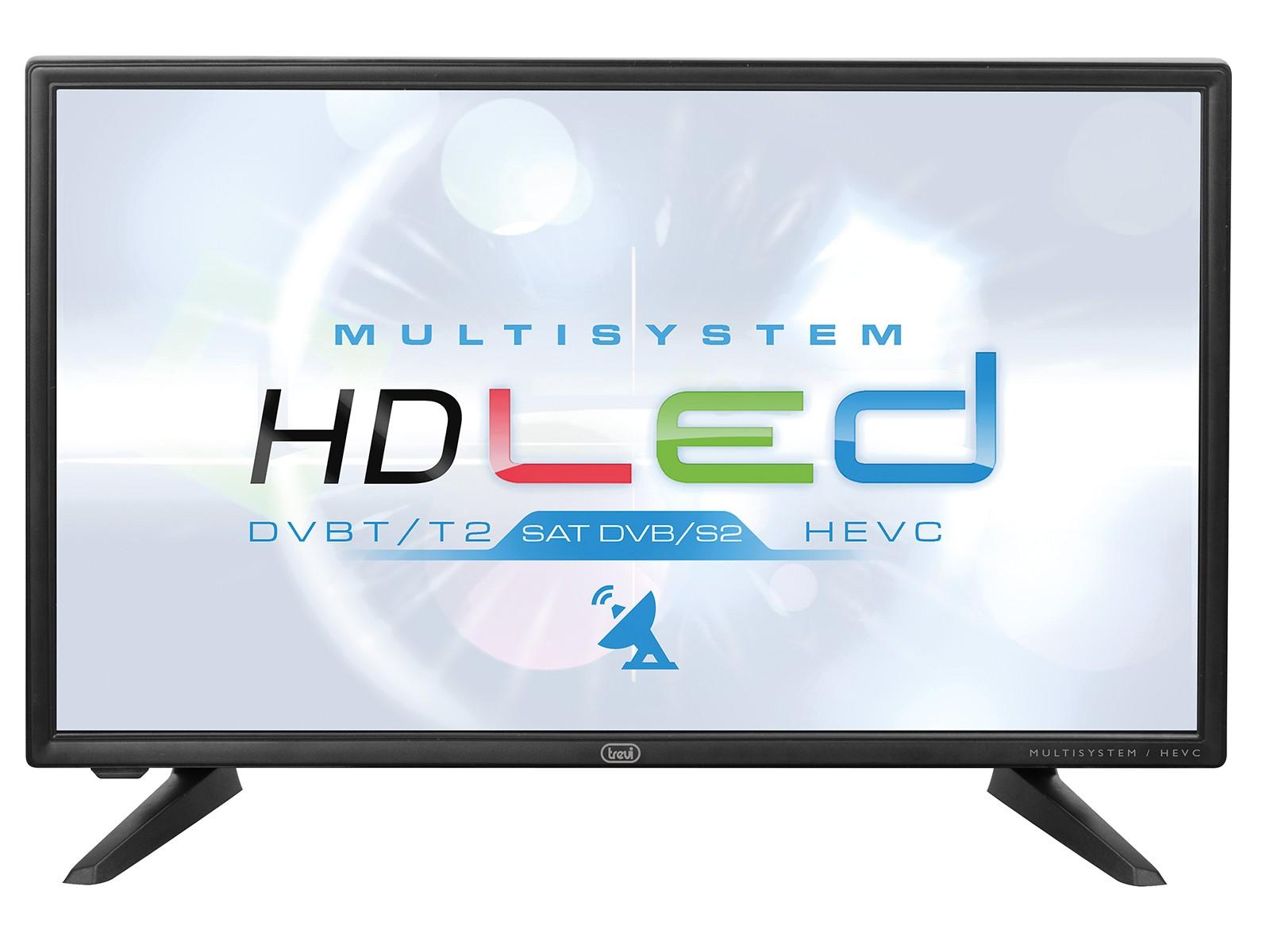 TV LED 20" HD con Ricevitore HD DVBT-T2 TREVI LTV 2001 SAT Nero