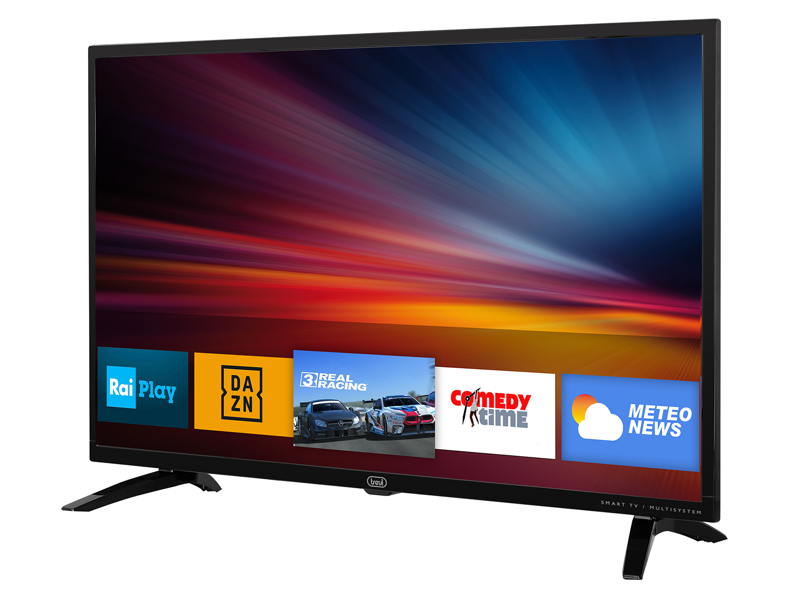 Smart TV Android HD Multisystem 32" Ricevitore Digitale DVBT-T2 H.265 ...